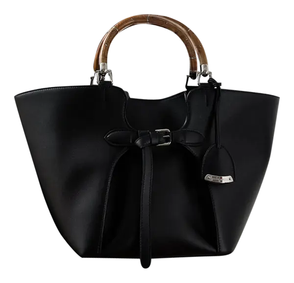 Ralph Lauren Calfskin Tote - Black