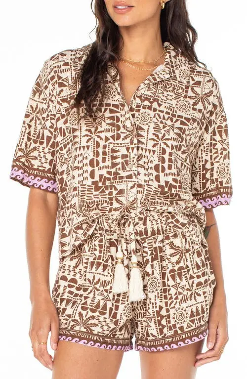 Roxy Kihei Short Sleeve Button-up Shirt