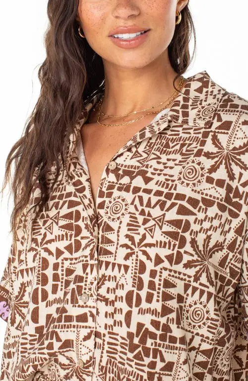 Roxy Kihei Short Sleeve Button-up Shirt