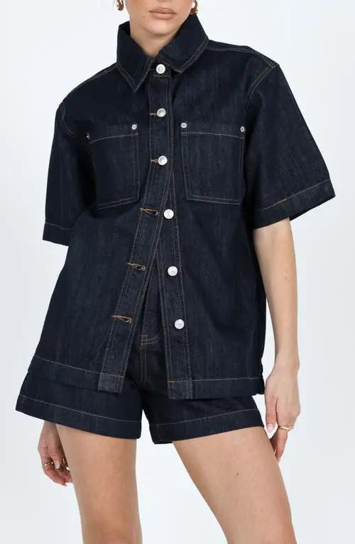 Princess Polly Whitaker Denim Shacket