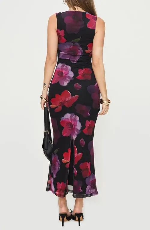 Princess Polly Eviana Floral Mesh Maxi Dress