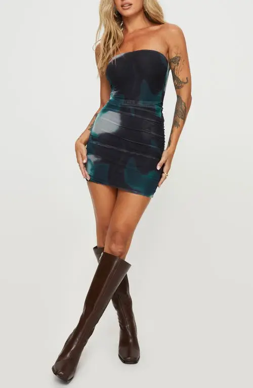 Princess Polly Micah Abstract Print Mini Dress