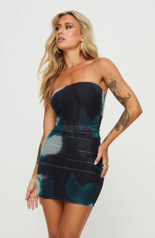 minkpink kiss the stars mini dress Pearl Embellished Black Mesh Mini Dress – MINKPINK