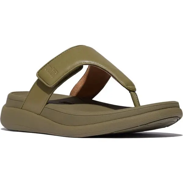 Fitflop F-mode Go Platform Flip Flop - Camo-green