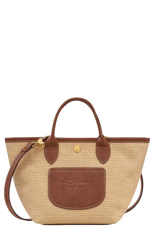 Longchamp Le Pliage Panier Extra Small Top Handle Bag - Brown