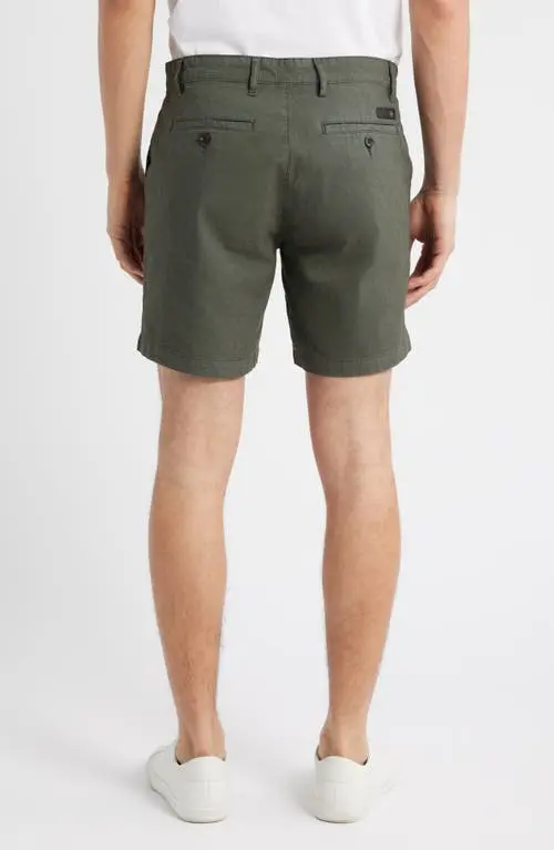 Ag Cipher Slim Fit Chino Shorts - Heathered Seaside Sage