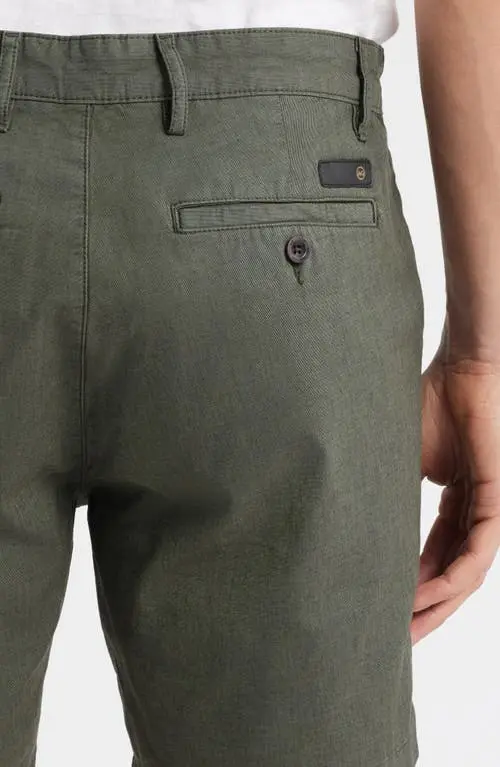 Ag Cipher Slim Fit Chino Shorts - Heathered Seaside Sage