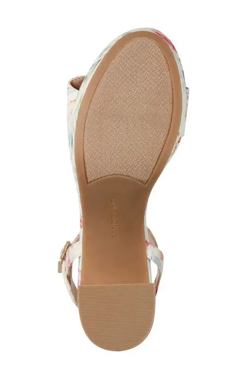 Bandolino Pennie Ankle Strap Platform Sandal