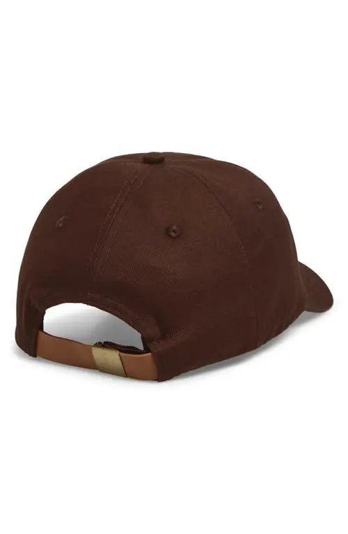 Treasure & Bond Cotton Twill Cap - Brown