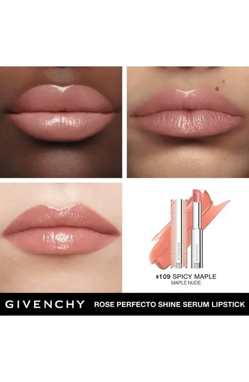 Givenchy Rose Perfecto Shine Serum Lip Oil Stick - N109