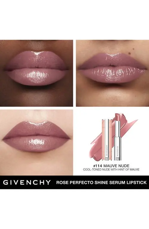 Givenchy Rose Perfecto Shine Serum Lip Oil Stick - N114