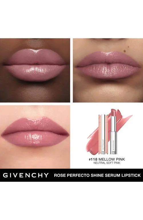 Givenchy Rose Perfecto Shine Serum Lip Oil Stick - N118