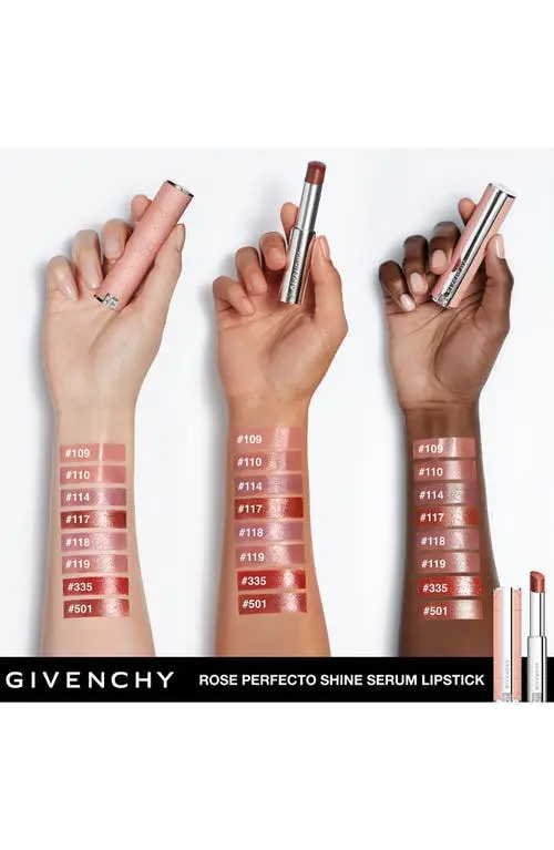 Givenchy Rose Perfecto Shine Serum Lip Oil Stick - N118