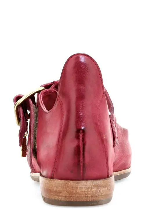 A.S.98 Zaine Mary Jane Flat - Cardinal