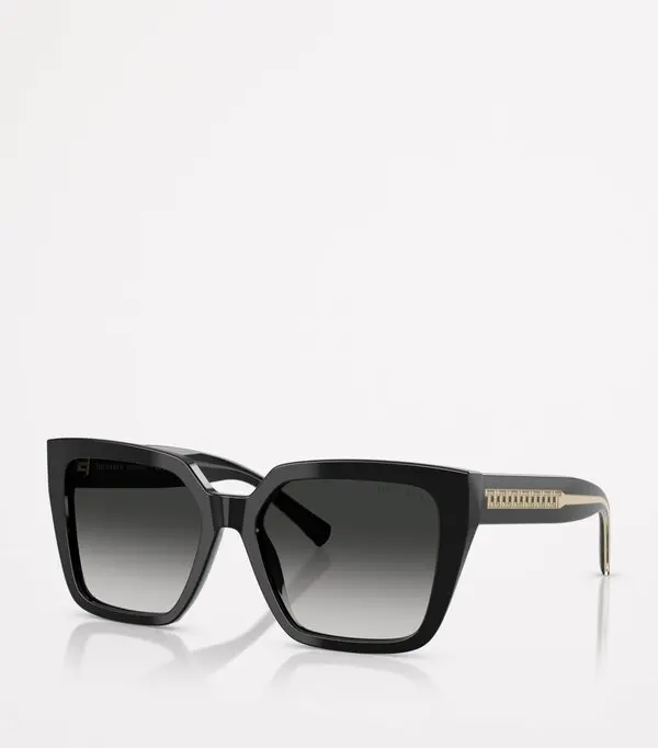 Tiffany & Co. Acetate Square Sunglasses - Black