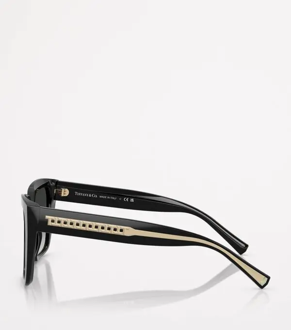 Tiffany & Co. Acetate Square Sunglasses - Black