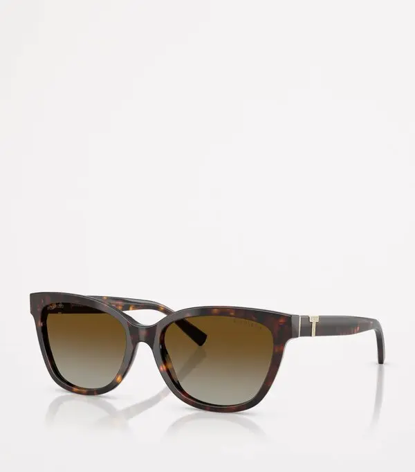 Tiffany & Co. Acetate Square Sunglasses - Brown
