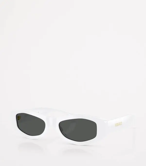 Versace Irregular Sunglasses - White