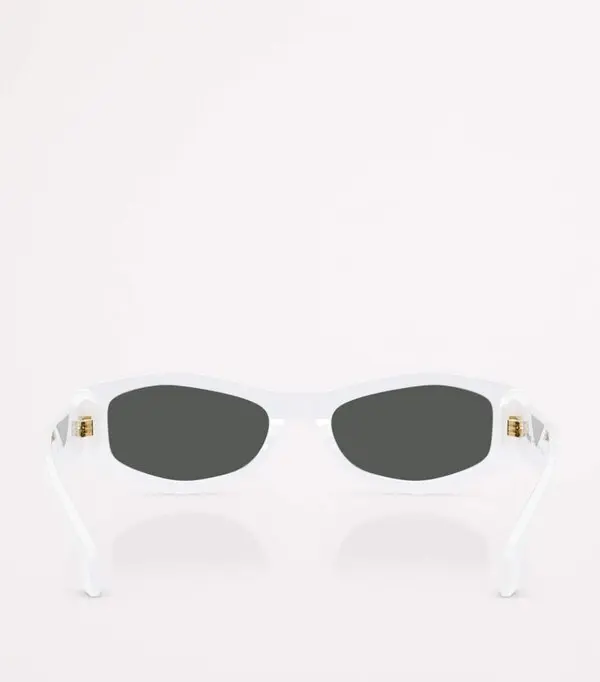 Versace Irregular Sunglasses - White