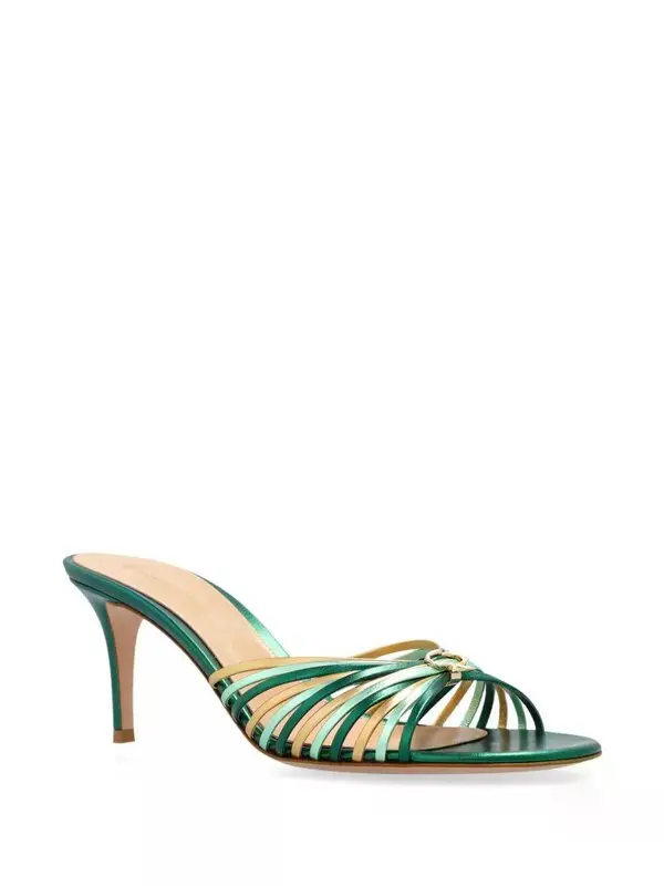 GIANVITO ROSSI 70mm Vyna Sandals - Green