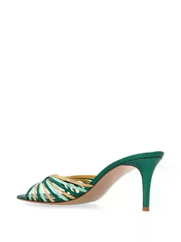 GIANVITO ROSSI 70mm Vyna Sandals - Green