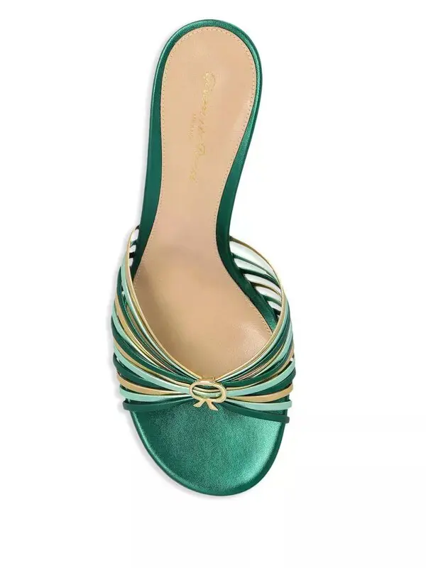 GIANVITO ROSSI 70mm Vyna Sandals - Green