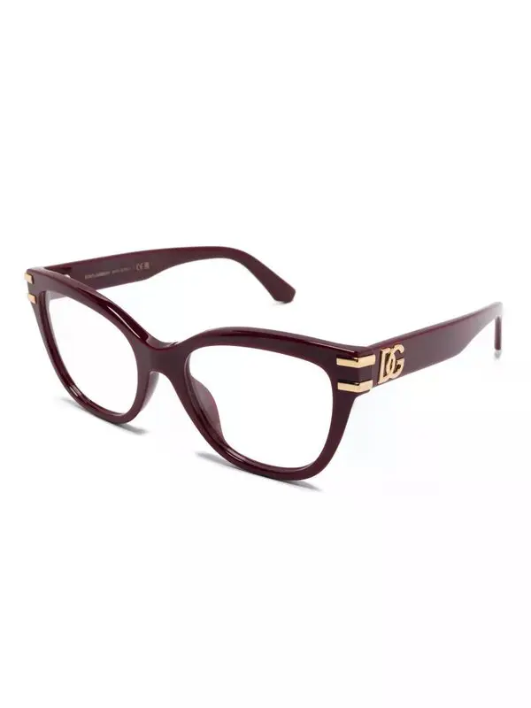 Dolce & Gabbana Cat-eye Glasses - Red