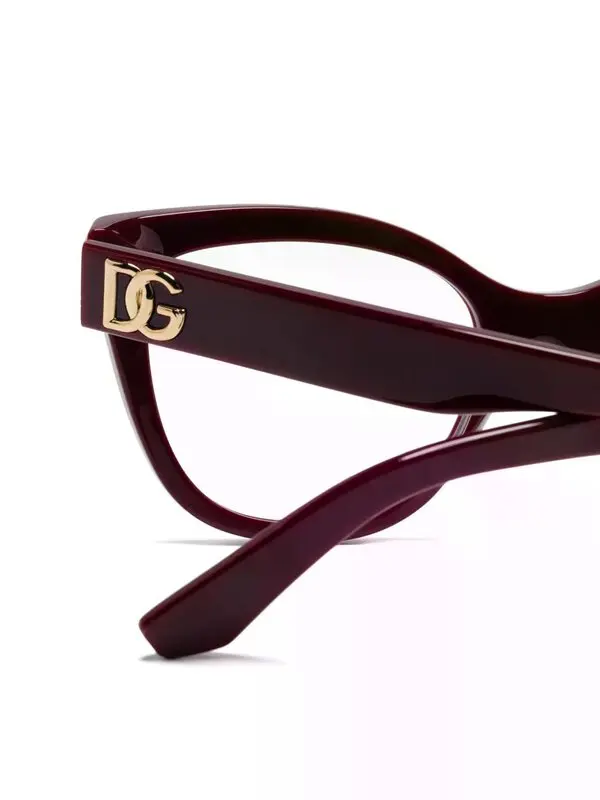 Dolce & Gabbana Cat-eye Glasses - Red