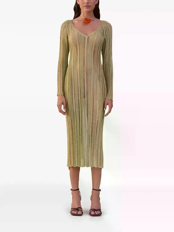 Cult Gaia Espen Midi Dress - Gold