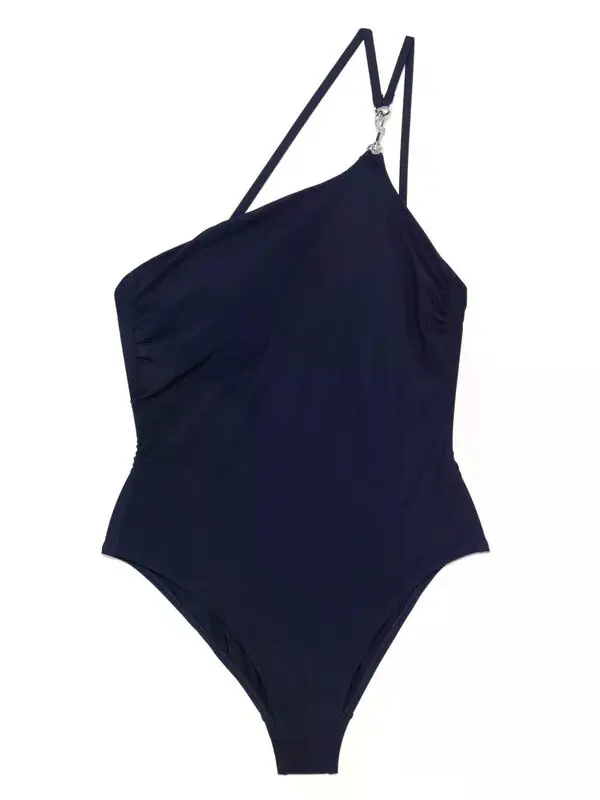 Tory Burch One-shoulder One-piece Swimsuit - Blue