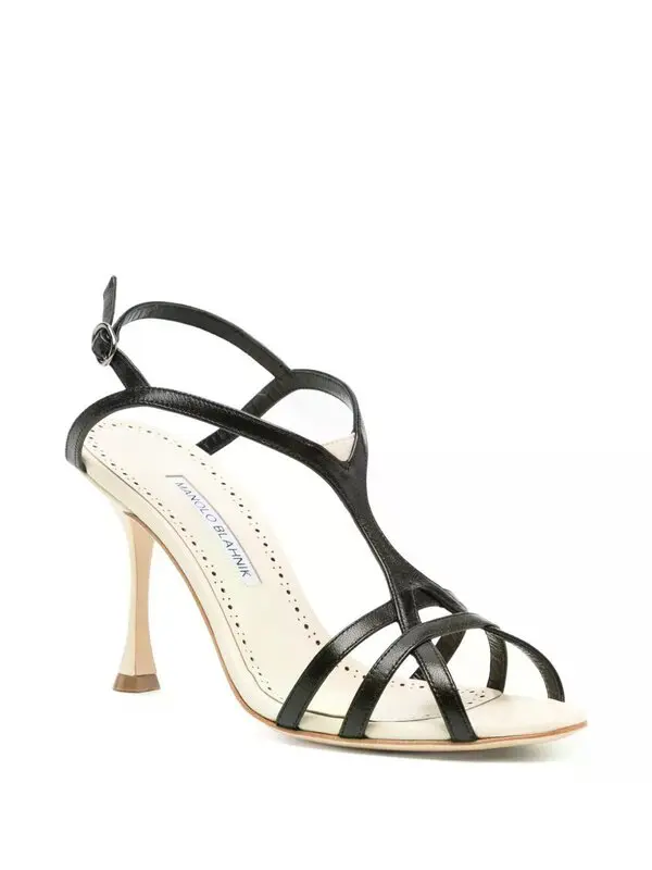 Manolo Blahnik 100mm Strappy Sandals