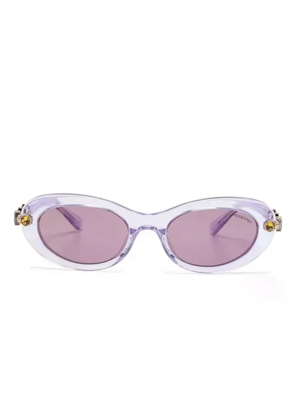 SWAROVSKI Crystal-embellished Sunglasses - Purple