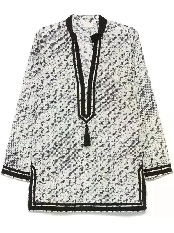 Tory Burch Printed Tunic - Neutrals