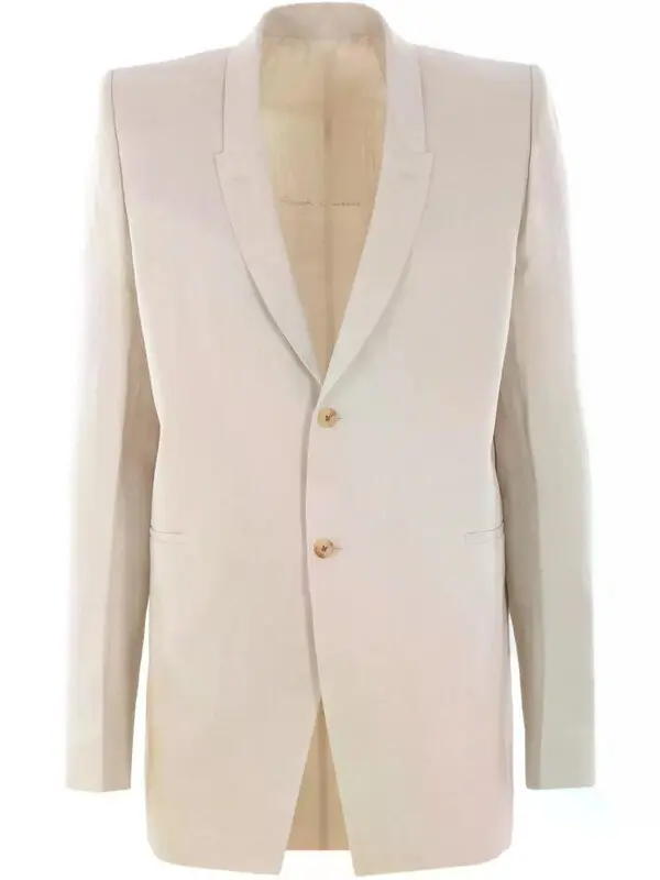 Rick Owens Dirt Blazer - Neutrals