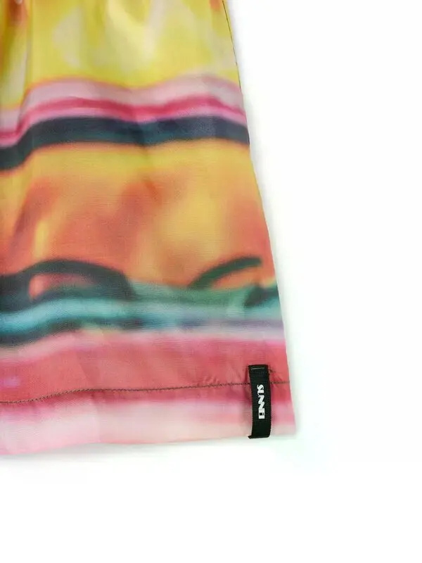 Sunnei Abstract-print Shorts