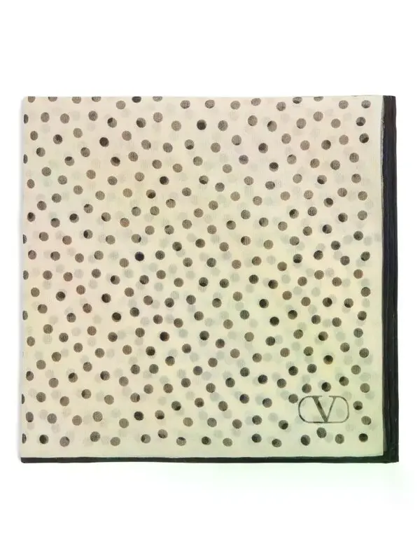 Valentino Garavani Chez Silk Pocket Square