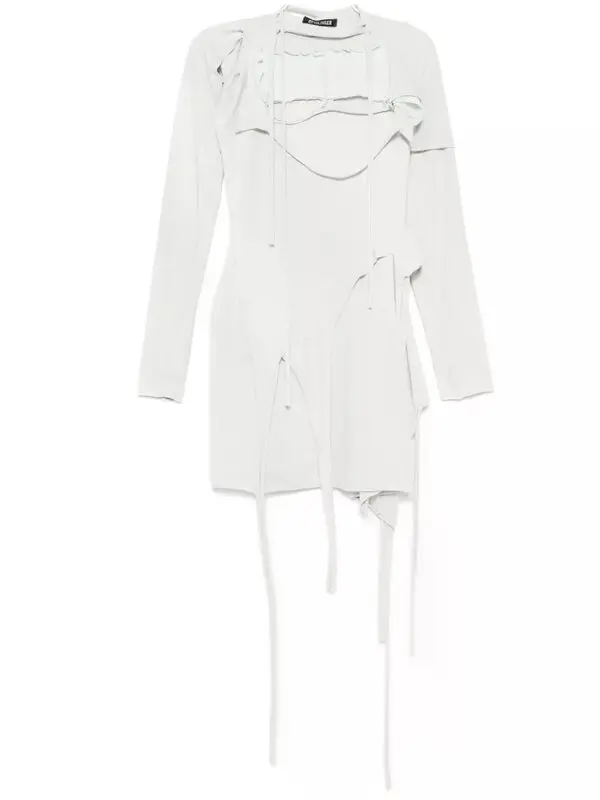 Ottolinger Mini Deconstructed Long-sleeved Dress