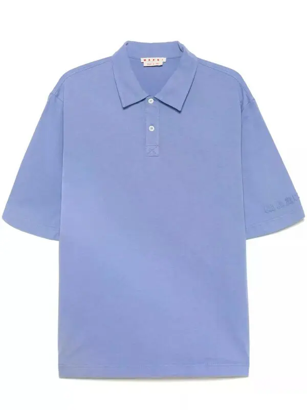 Marni Compact Jersey Polo Shirt