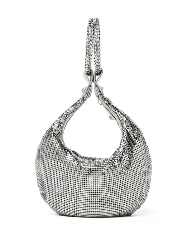 Versace Metal Mesh Mini Bag - Silver