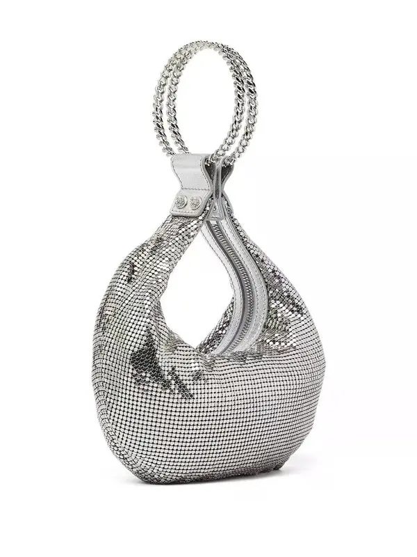 Versace Metal Mesh Mini Bag - Silver