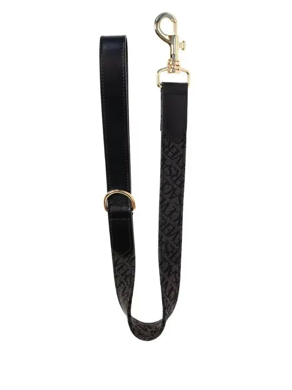 Versace Barocco-print Leash - Black