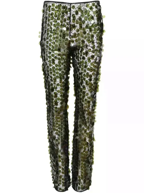 Coperni Sequinned Flared Trousers