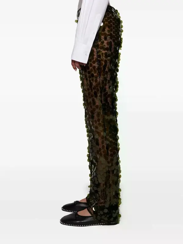 Coperni Sequinned Flared Trousers