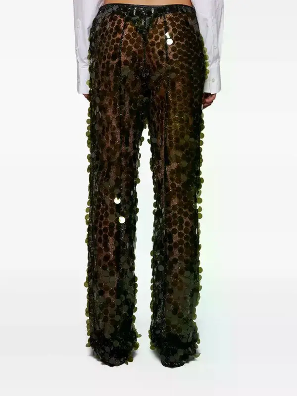 Coperni Sequinned Flared Trousers