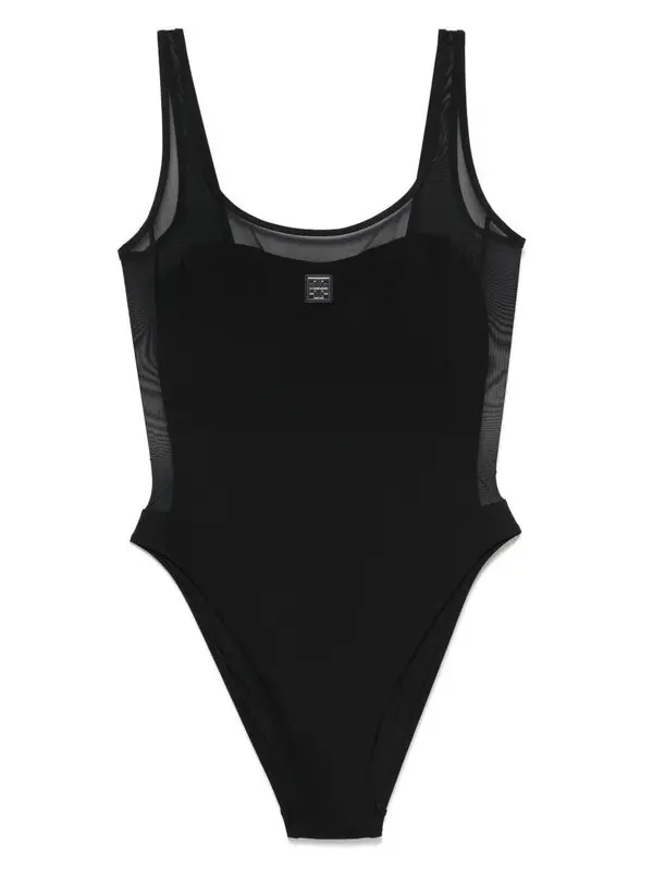 Tory Burch Mesh One-piece Swimsuit - Black