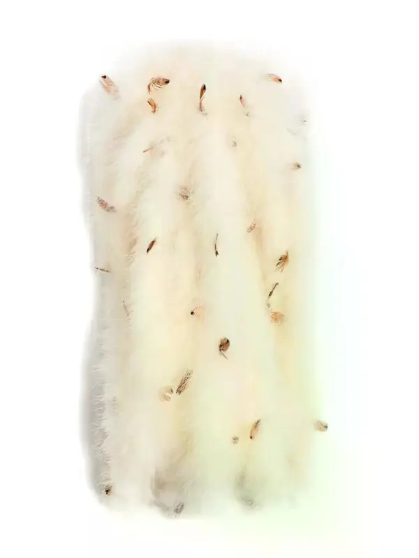 Valentino Garavani Feather-embellished Scarf