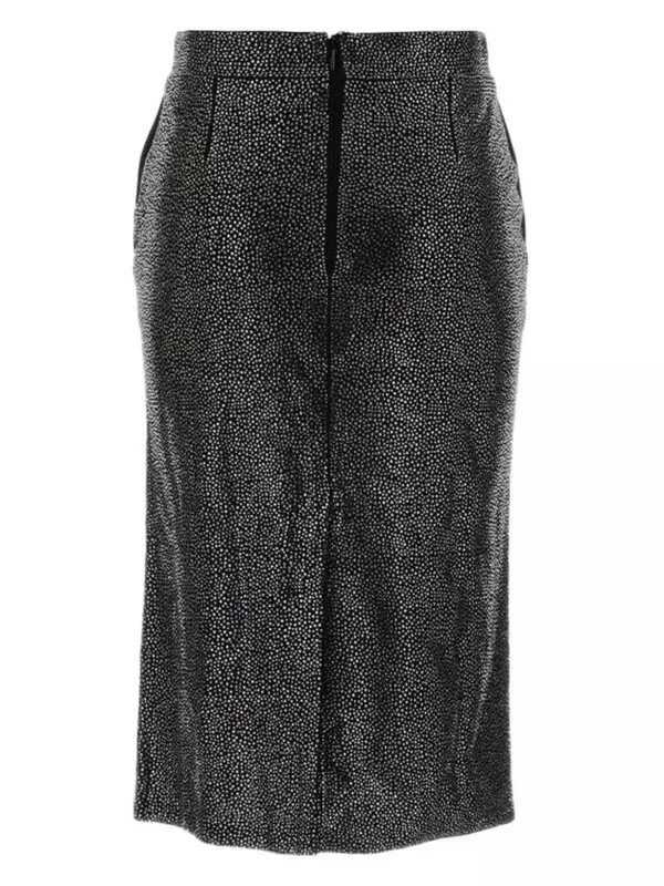 Giuseppe Di Morabito Crystal-embellished Midi Skirt - Black