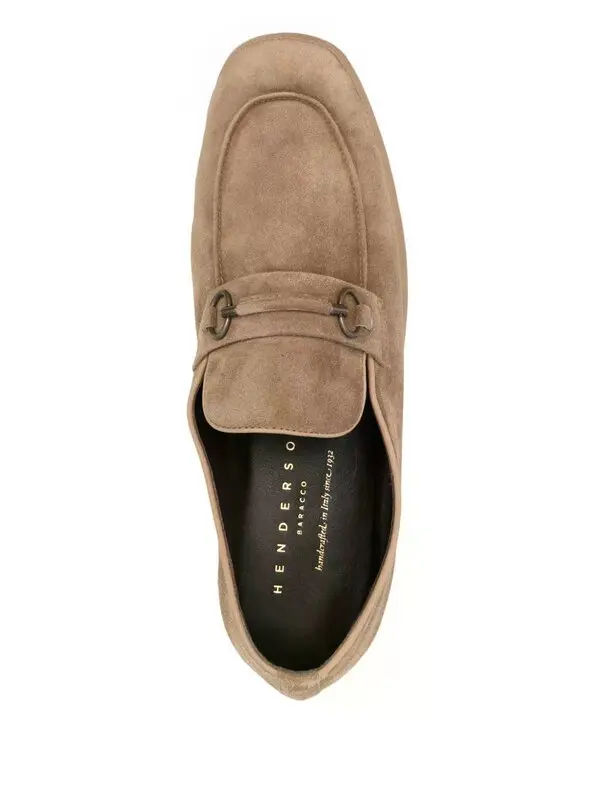 Henderson Baracco Italian Suede Driving Loafers Slip On Shoes Brown Size 42 Henderson Baracco Italian Suede Driving Loafers Slip On  main image 3