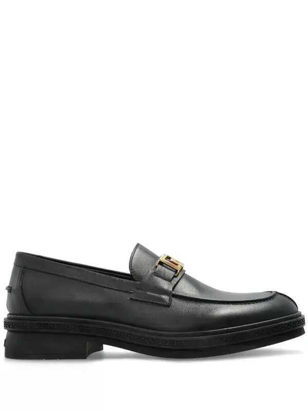 Versace Buckle-detail Loafers