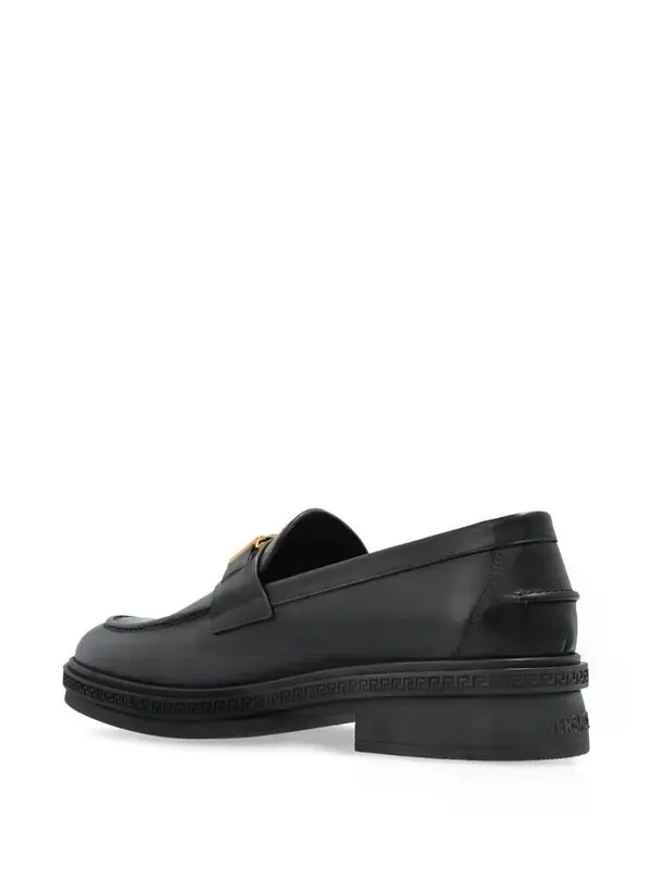 Versace Buckle-detail Loafers